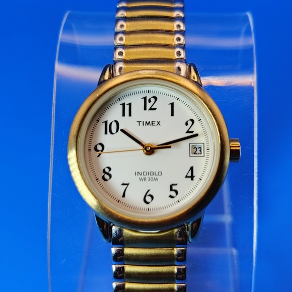 Timex | Accessories | Vintage 205 Timex Indiglo Easy Reader Date Two ...